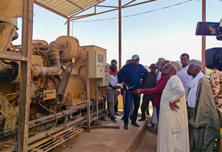 Kanem : Inspection des infrastructures eau et énergie par le ministre ...